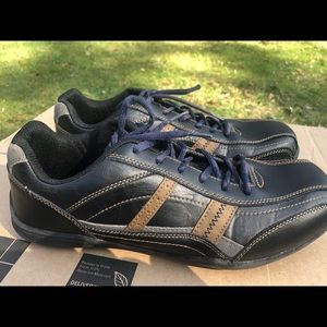 Perry Ellis | Shoes | Perry Ellis Mens Black Brown Leather Sneakers ...